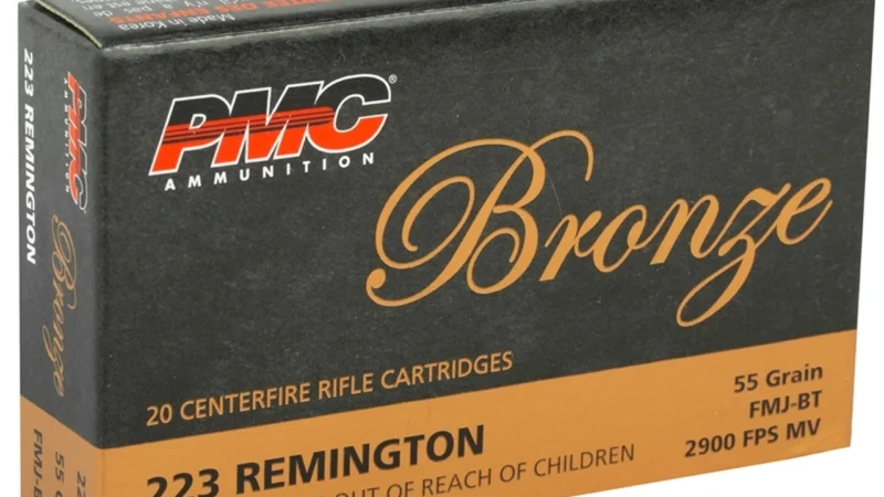 PMC BRONZE 223 REM 55 GGR FMJ-BT 20RDS - CHINOOK ARMS LTD.
