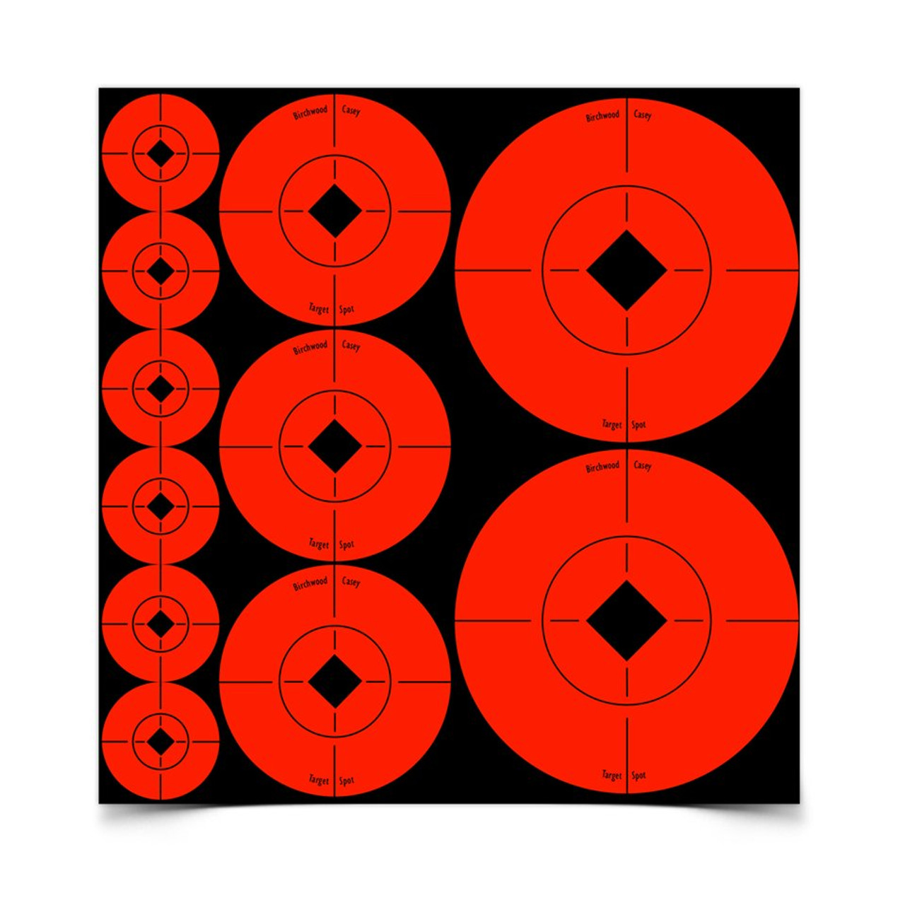 BIRCHWOOD CASEY TARGET SPOTS ASSORTMENT 60-1″ 30-2″ 20-3″ TARGETS ...